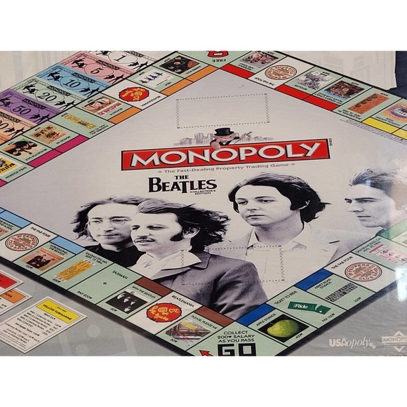 Usaopoly | Games | Beatles Monopoly Collectors Edition 20 Sealed John ...